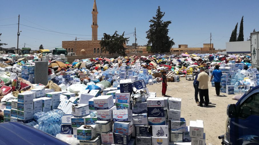 الكرك فعاليات شعبية تطلق مبادرة لمساعدة النازحين السوريين